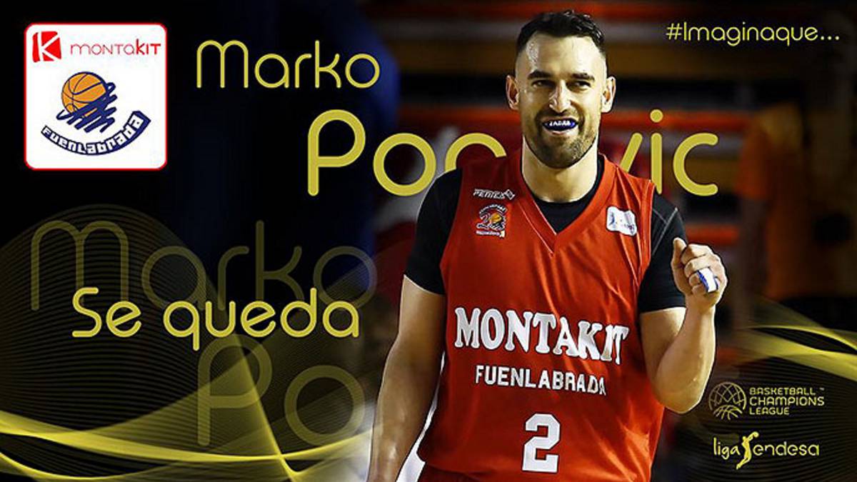 Marko Popovic se queda en el Montakit Fuenlabrada - AS.com