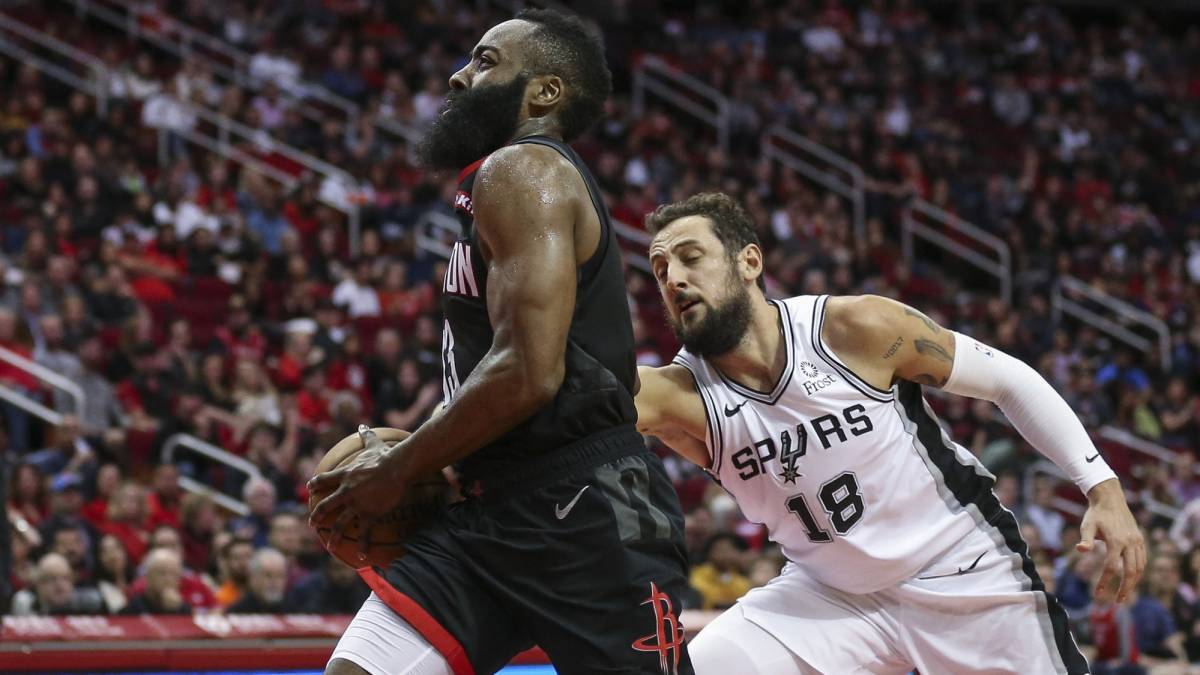 Sin Paul, Harden asume: 39 de 'La Barba' para vencer a los Spurs - AS.com