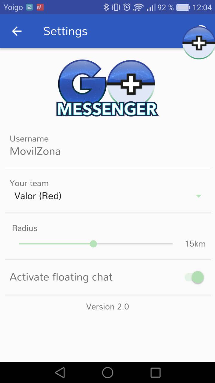 Pokemon GO Messenger GO Messenger, el chat que se integra en Pokémon GO ...