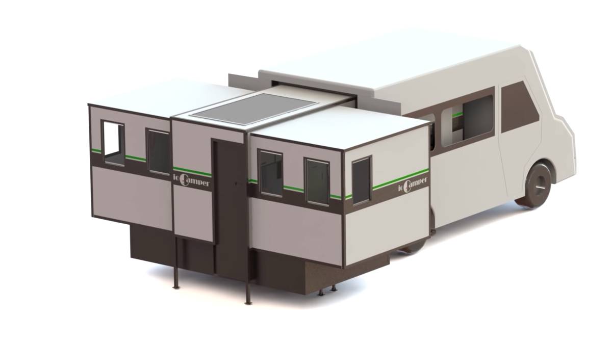 IoCamper: el sistema que convierte una furgoneta de carga a motorhome ...