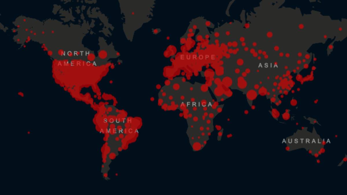 Mapa del coronavirus en el mundo, en tiempo real hoy, 11 de junio ...
