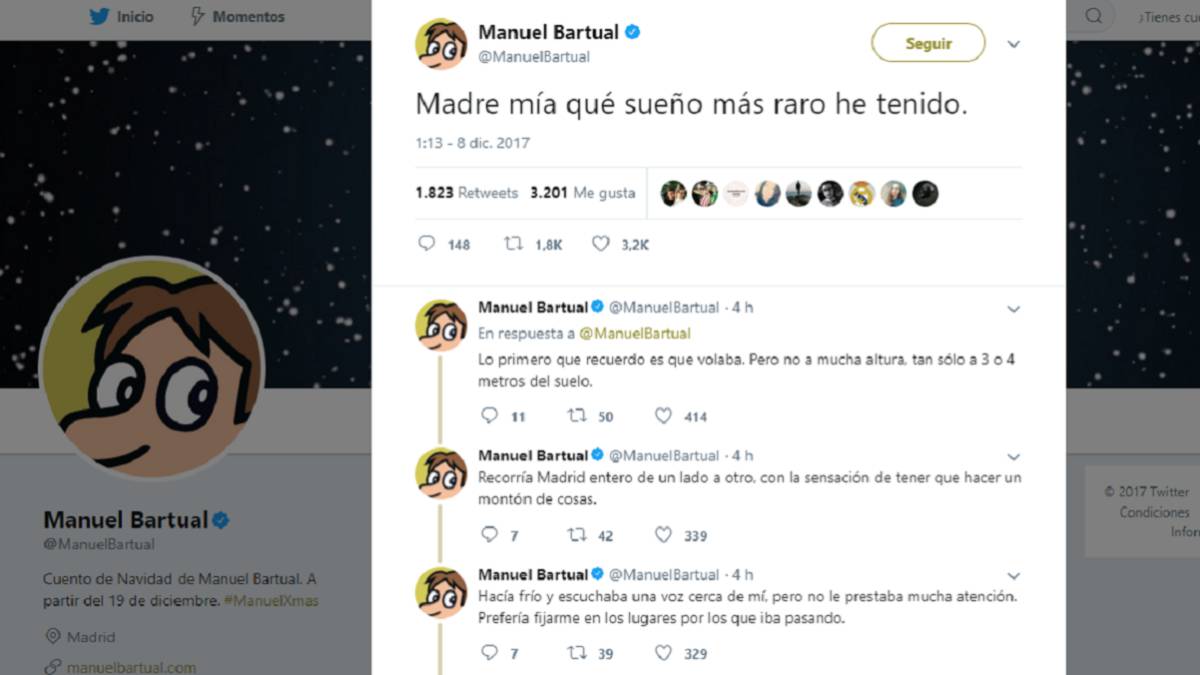 Manuel Bartual vuelve a ser protagonista en Twitter con otro de sus maravillosos hilos - AS.com