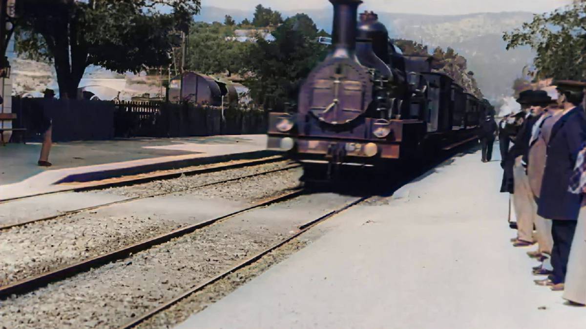 Este vídeo es de 1895, pero ahora han conseguido transformarlo en 4K ...