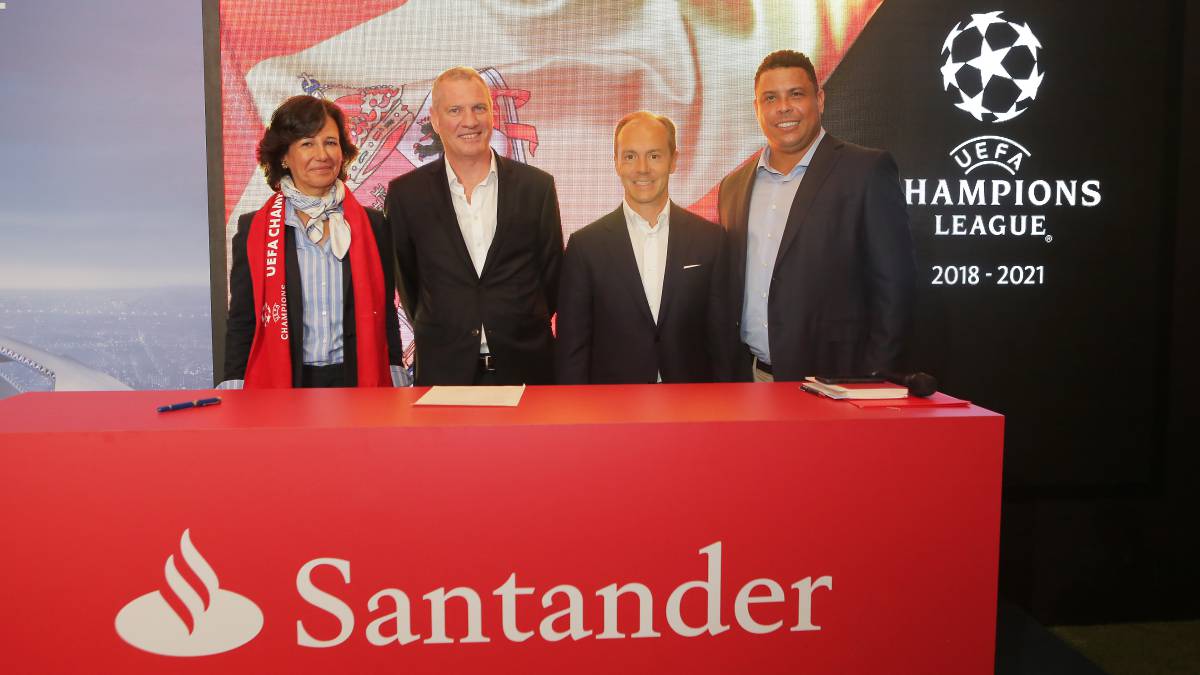 Banco Santander, nuevo sponsor de la Champions League - AS.com