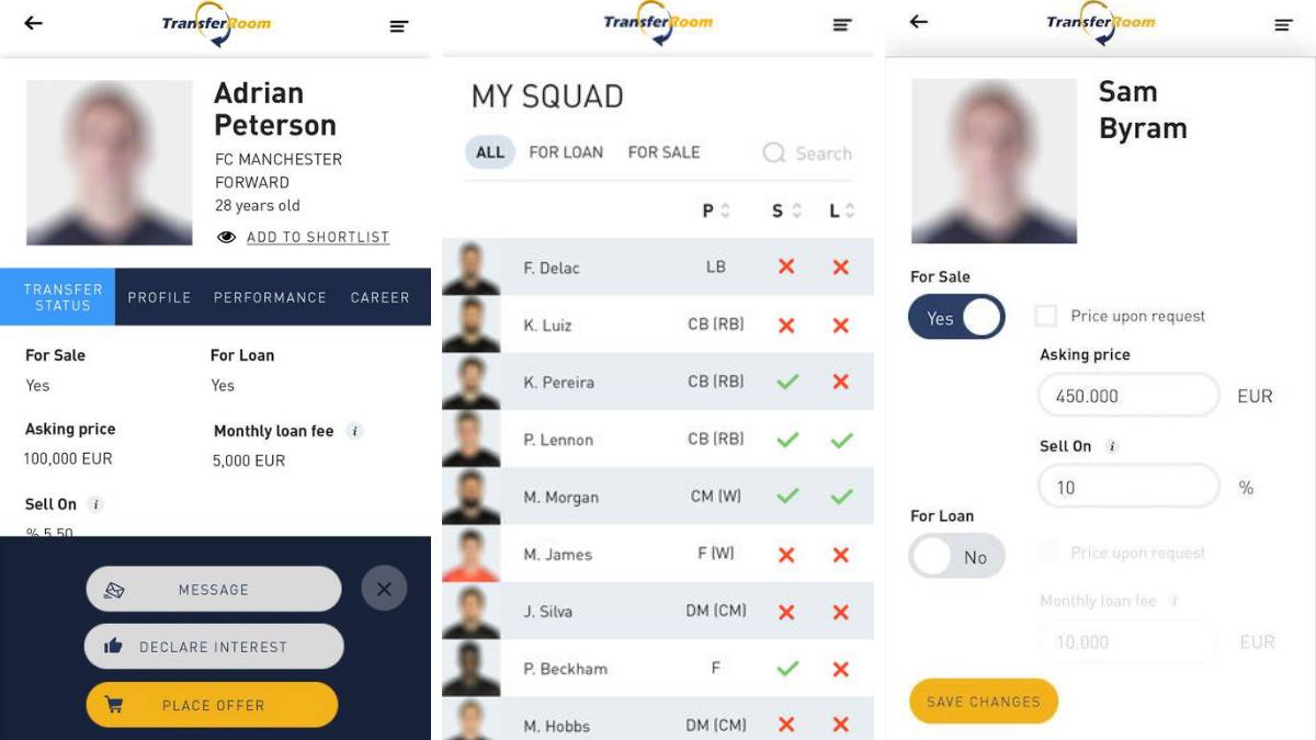 TransferRoom: así es la plataforma para buscar fichajes que usan más de ...