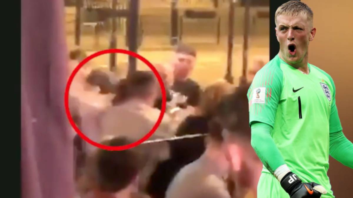 Jordan Pickford: Punches thrown in video footage of England star - AS.com