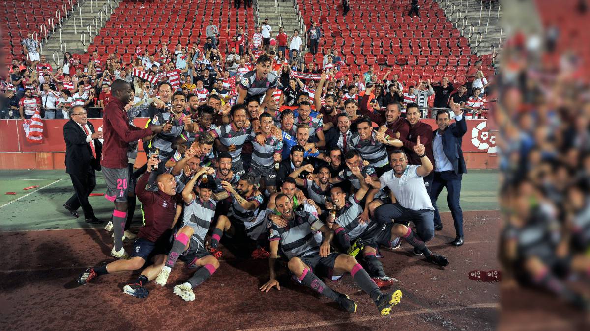 Las imágenes de la celebración del Granada - AS.com