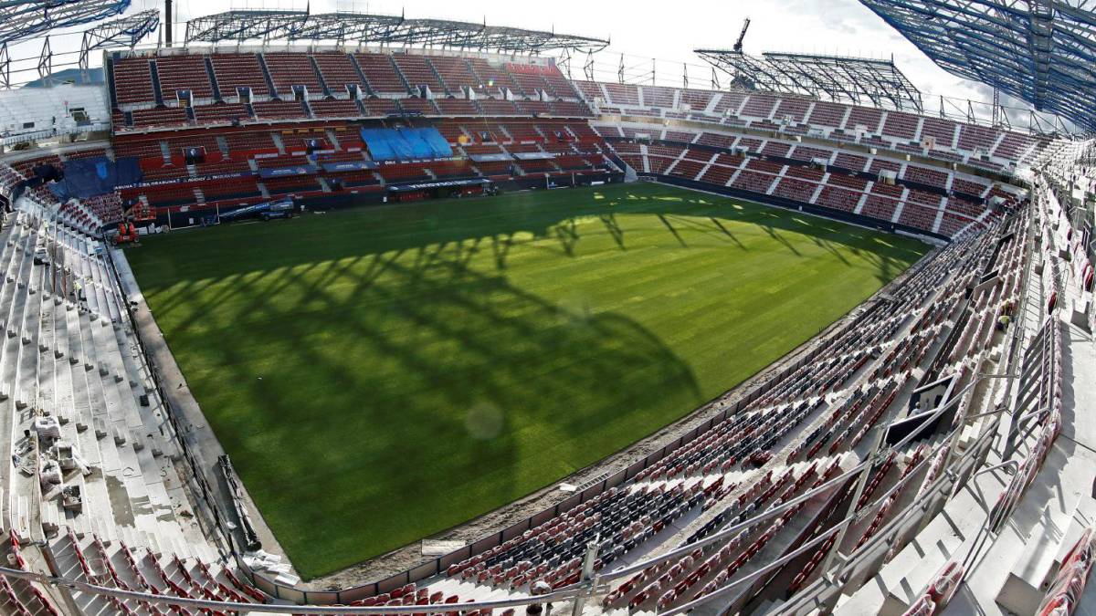 Osasuna estrena su renovado El Sadar en pleno centenario - AS.com