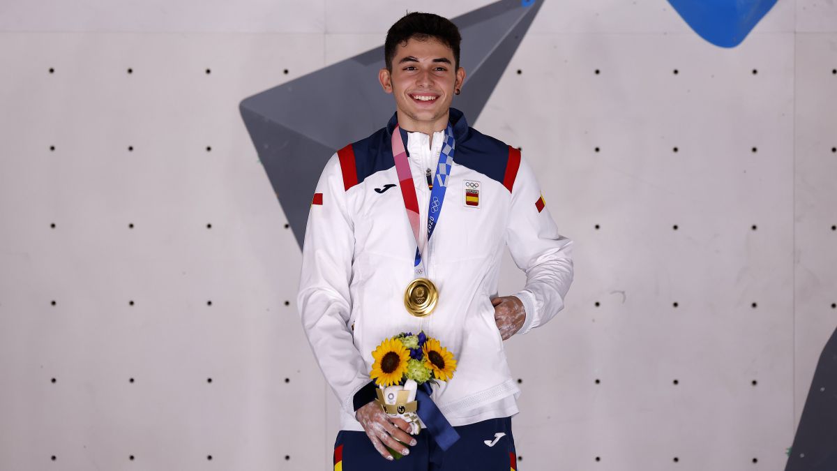 Alberto Ginés medalla de oro en escalada - AS.com