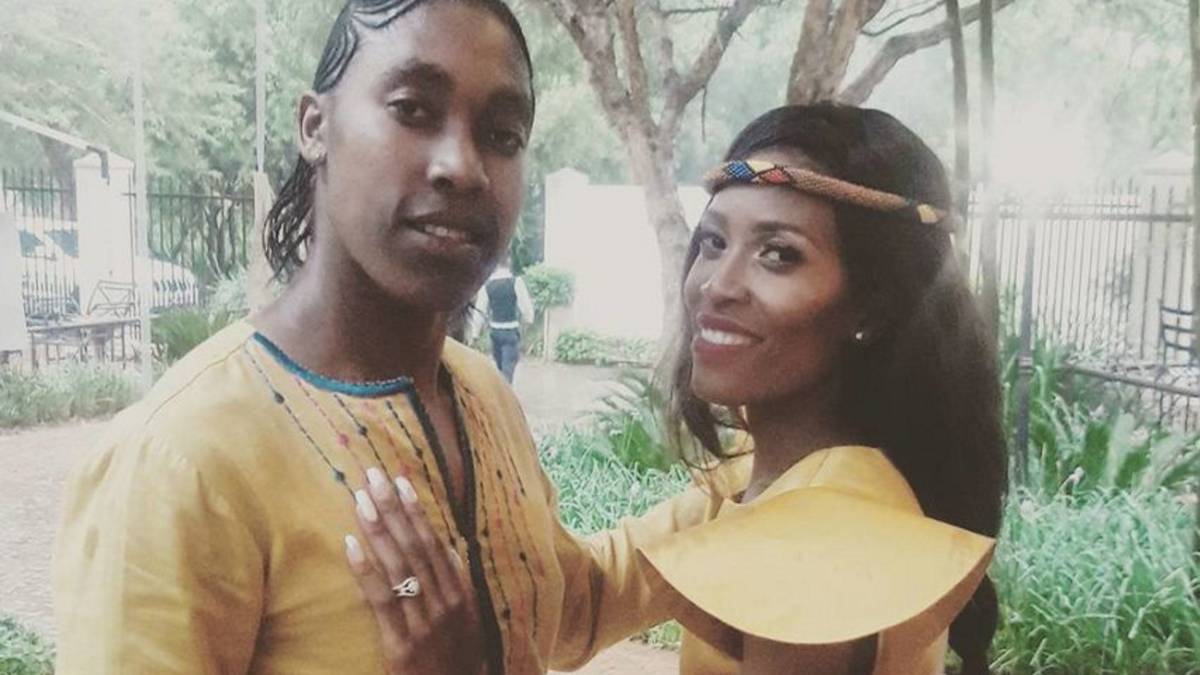 atletismo Mundiales Londres 2017 Caster Semenya: así fue su boda con ...