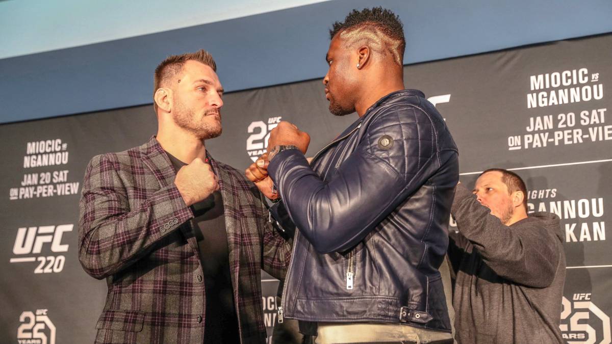 Miocic-Ngannou en vivo y en directo online: UFC 220 - AS.com