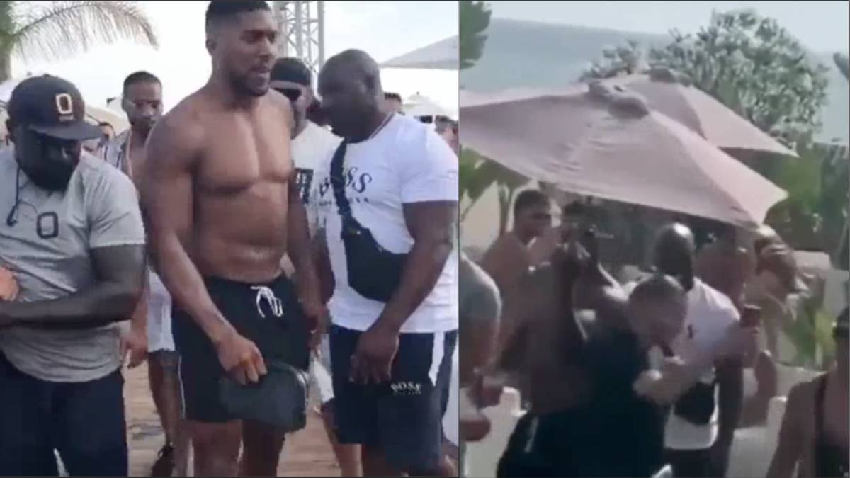 La peineta de Anthony Joshua a la gente de Marbella tras pasearse sin ...