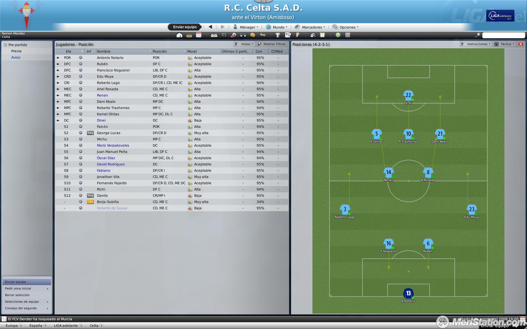 Imágenes de Football Manager 2009 - MeriStation