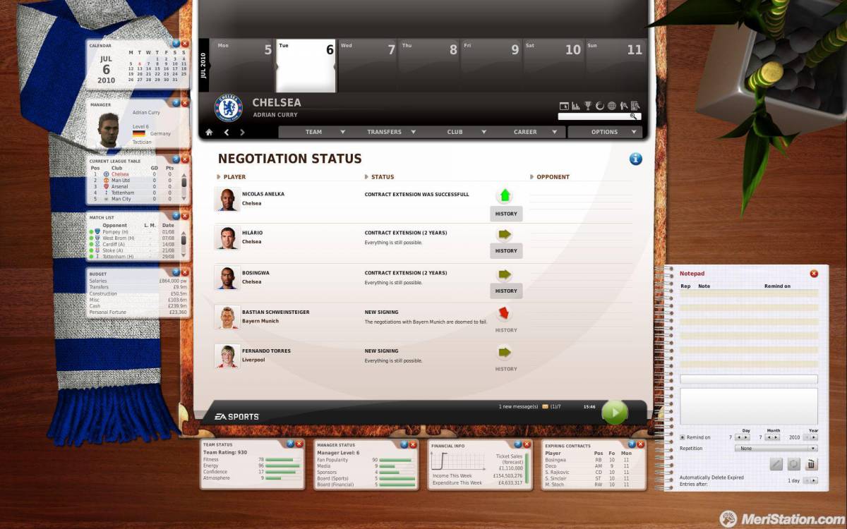 Imágenes de FIFA Manager 11 - MeriStation