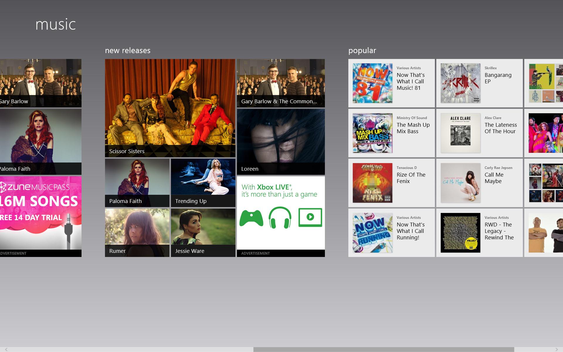Xbox Music, disponible a partir de mañana - MeriStation
