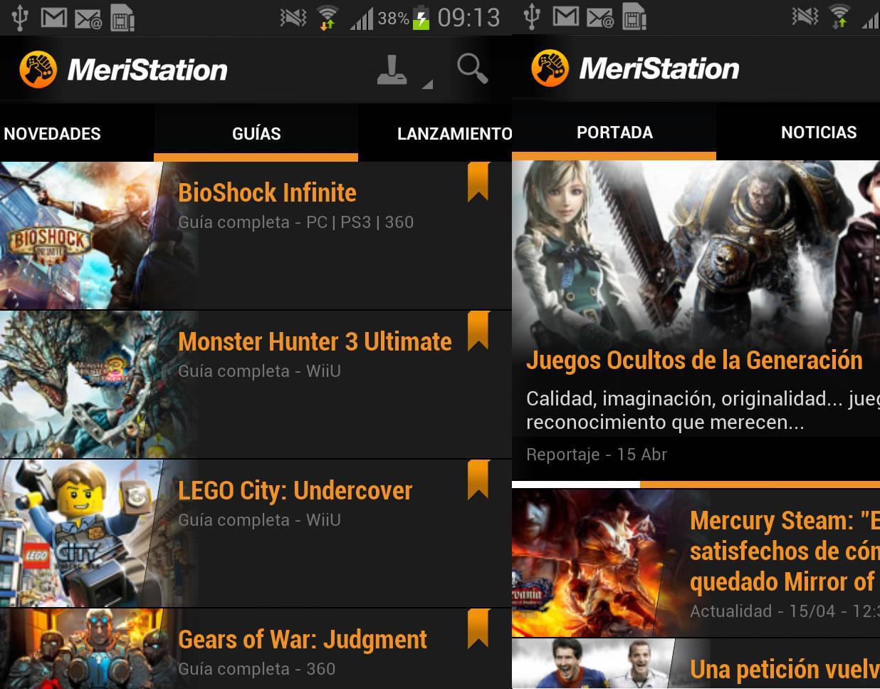 La app Meristation se actualiza en Android - MeriStation
