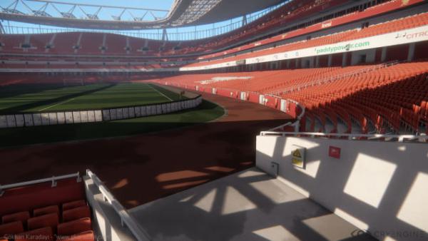 El estadio del Arsenal virtual más realista que verás - MeriStation