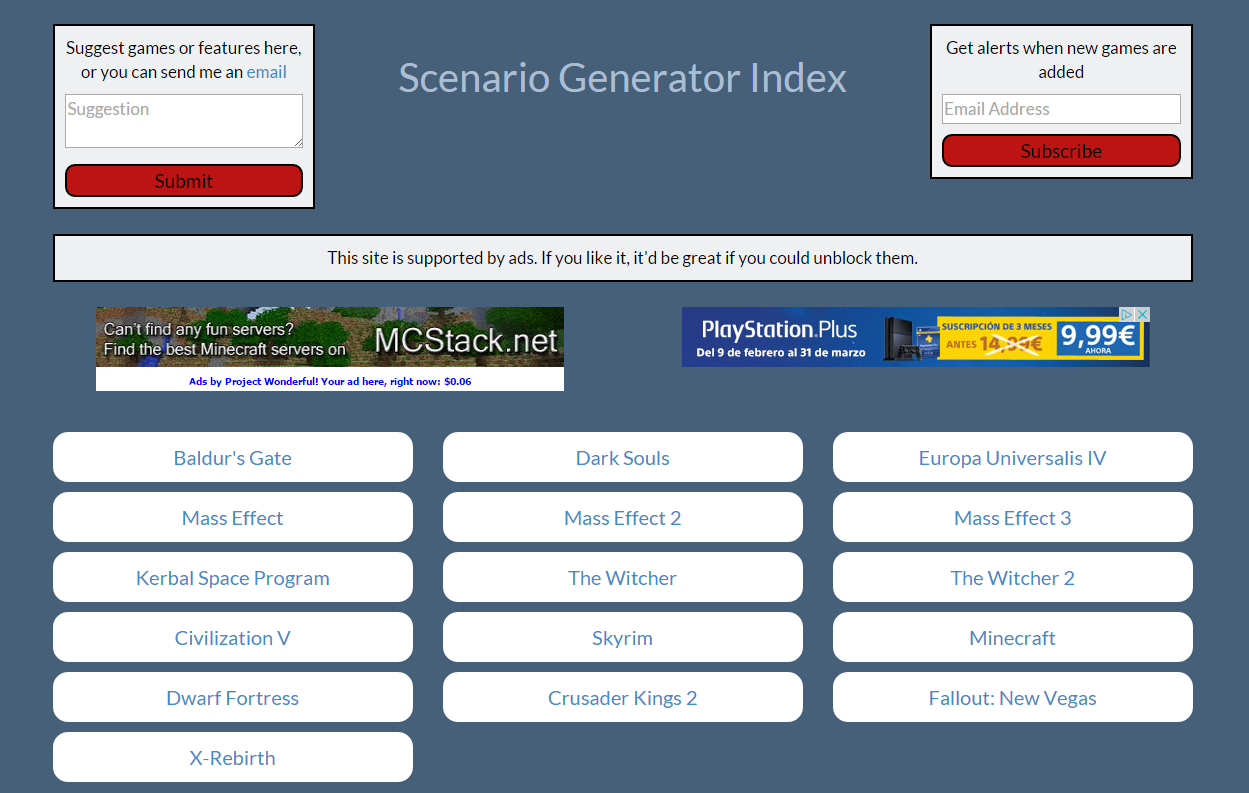 Scenario Generator, la herramienta que permite crear un sinfín de ...