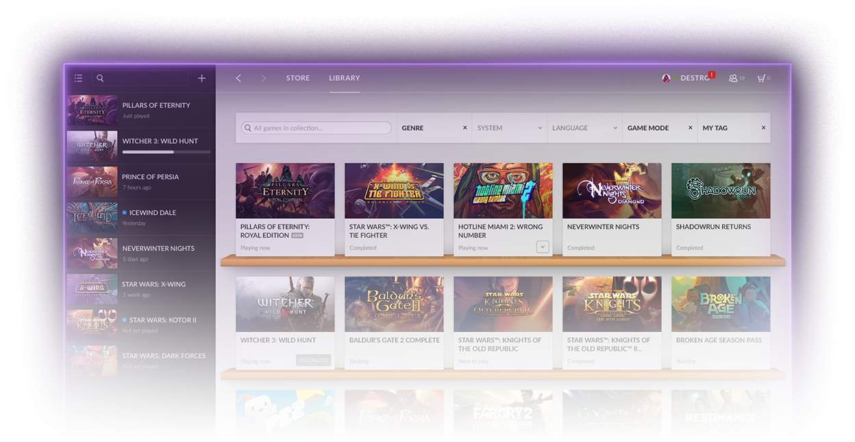 GOG Galaxy, la alternativa a Steam entra en fase beta - MeriStation