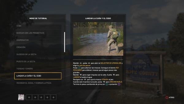 Far Cry 5: Guía completa - Menú de tutorial - MeriStation