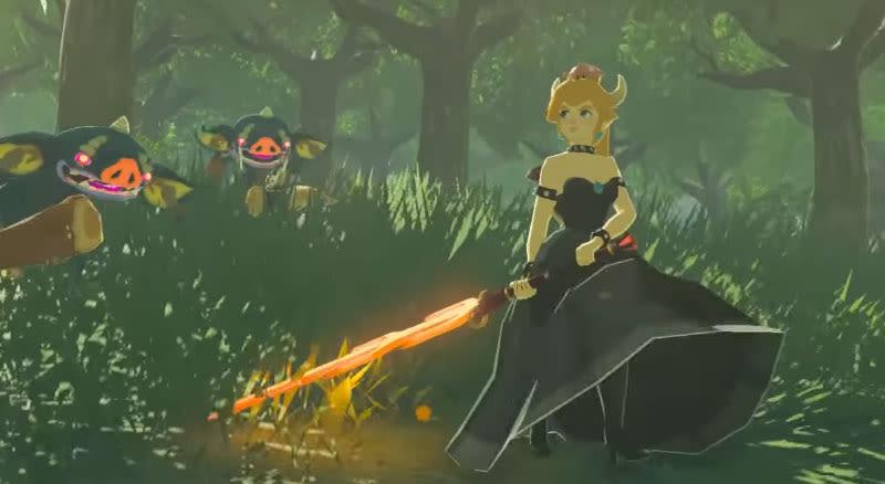 Bowsette aparece en Breath of the Wild - MeriStation