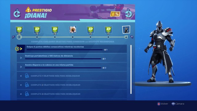 Fortnite: guía de desafíos de ¡Diana! - MeriStation