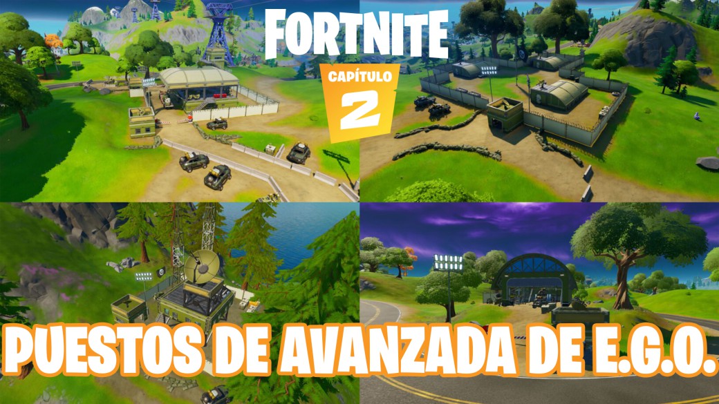 Desafío de Fortnite - ¿Dónde están los puestos de avanzada E.G.O ...