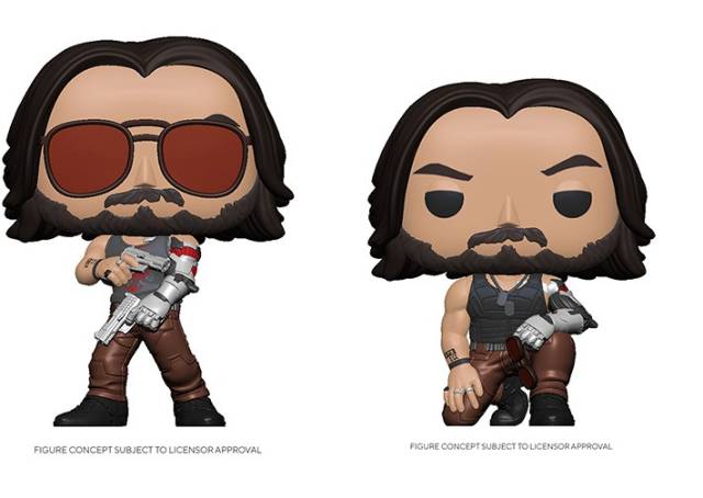Cyberpunk 2077 presenta sus primeras figura Funko con Keanu Reeves como ...