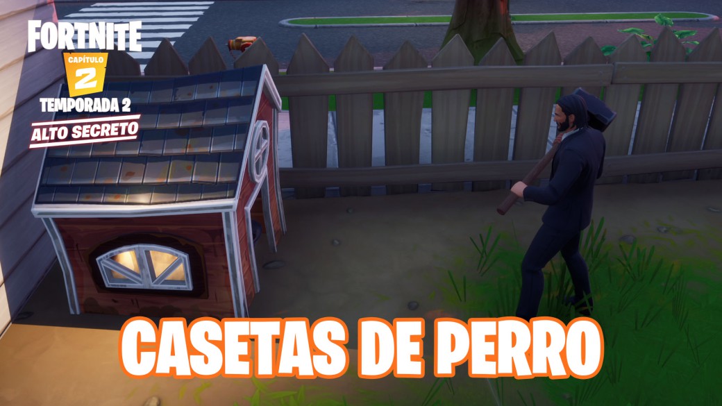 Desafío de Fortnite: ¿dónde encontrar casetas de perro? - MeriStation