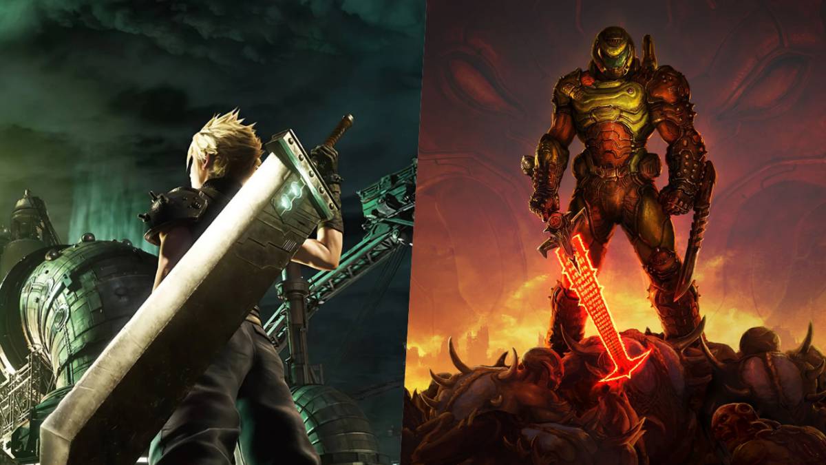Doom Eternal y Final Fantasy VII Remake hacen un crossover en una ...