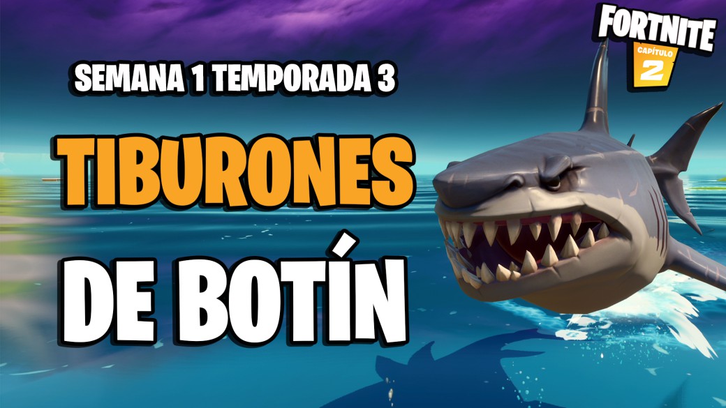Desafío de Fortnite: ¿cómo encontrar tiburones de botín? - MeriStation