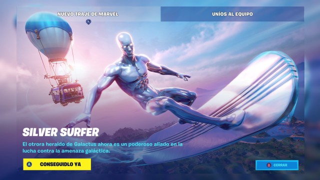 Fortnite: skin Silver Surfer ya disponible; precio y contenidos – AS ...