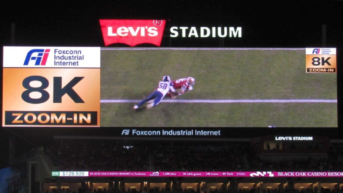 El estadio de los 49ers contará con cámaras 8K para sus repeticiones ...