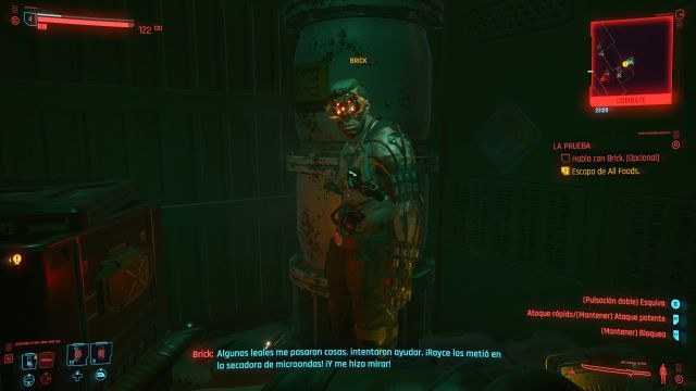 Cyberpunk 2077: Cómo salvar a Brick durante La prueba - MeriStation