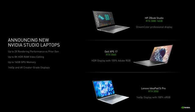 NVIDIA presenta nuevas laptops con GPUS RTX 3050 y RTX 3050 Ti ...