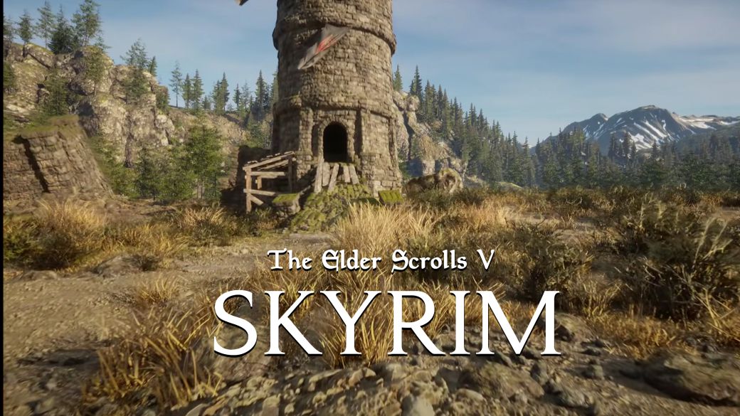 Así sería Skyrim en Unreal Engine 5; imaginan un remake con un aspecto ...