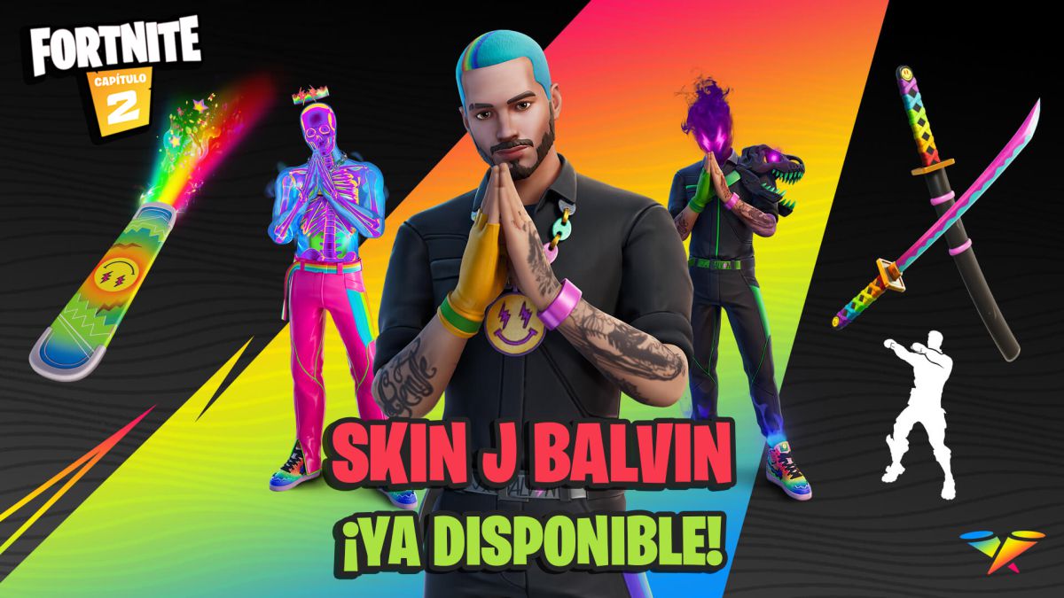 Fortnite: skin J Balvin ya disponible; precio y contenidos - MeriStation