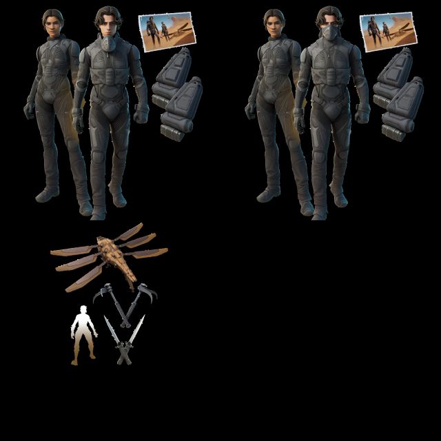 Dune llega a Fortnite; skins de Paul Atreides, Chani, nuevos accesorios ...