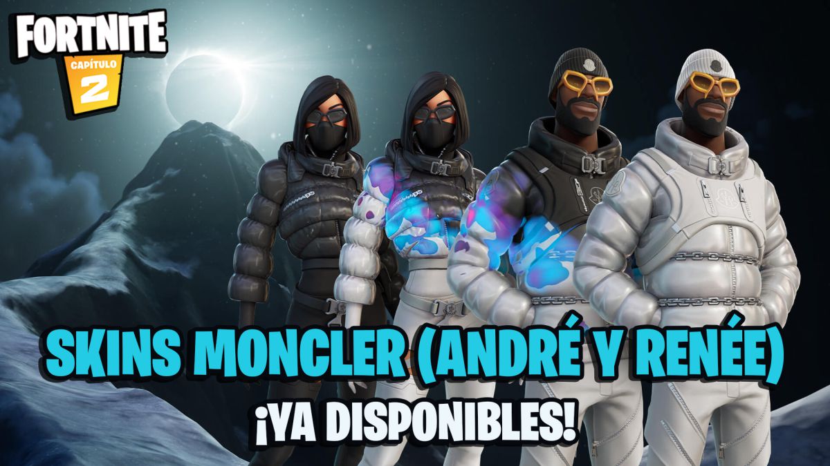 Fortnite x Moncler: skins André y Renée ya disponibles; precio y ...