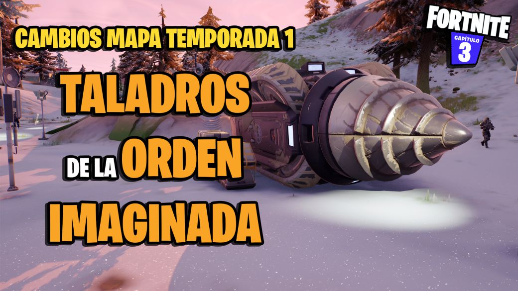 Fortnite: la Orden Imaginada llega a la isla con taladradoras gigantes ...
