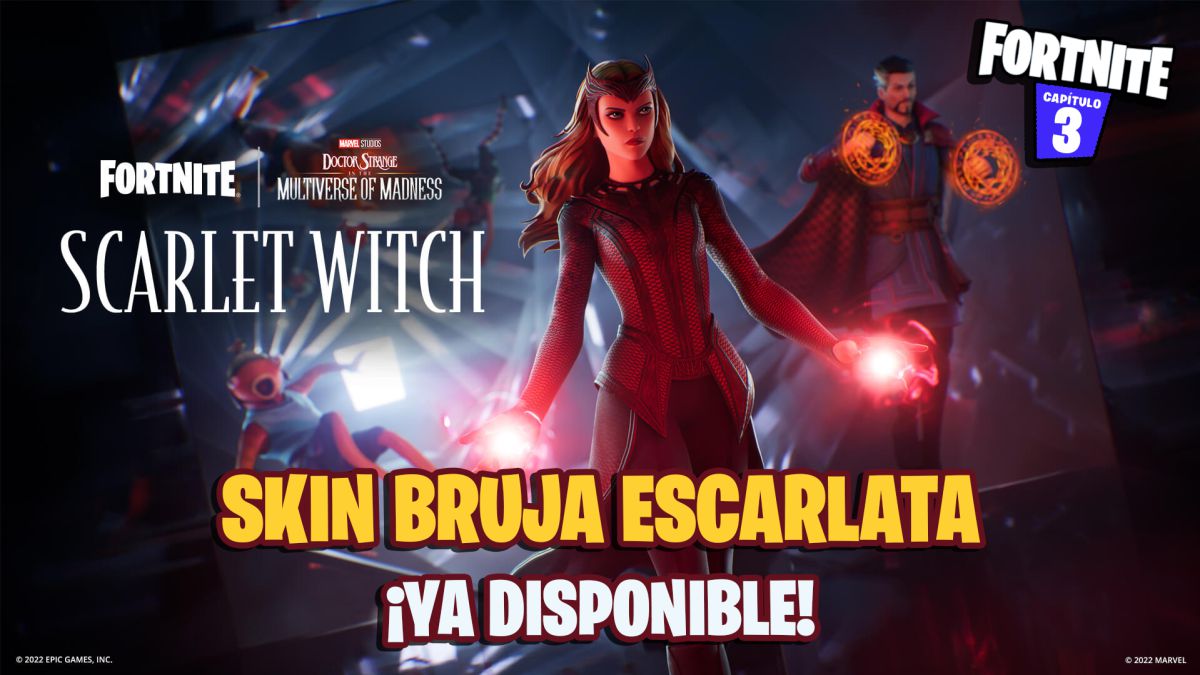 Cómo conseguir a Bruja Escarlata/Wanda Maximoff en Fortnite - MeriStation