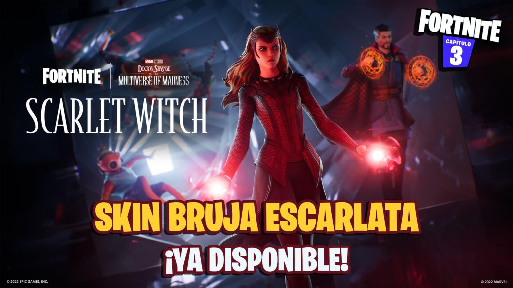 Cómo conseguir a Bruja Escarlata/Wanda Maximoff en Fortnite - MeriStation
