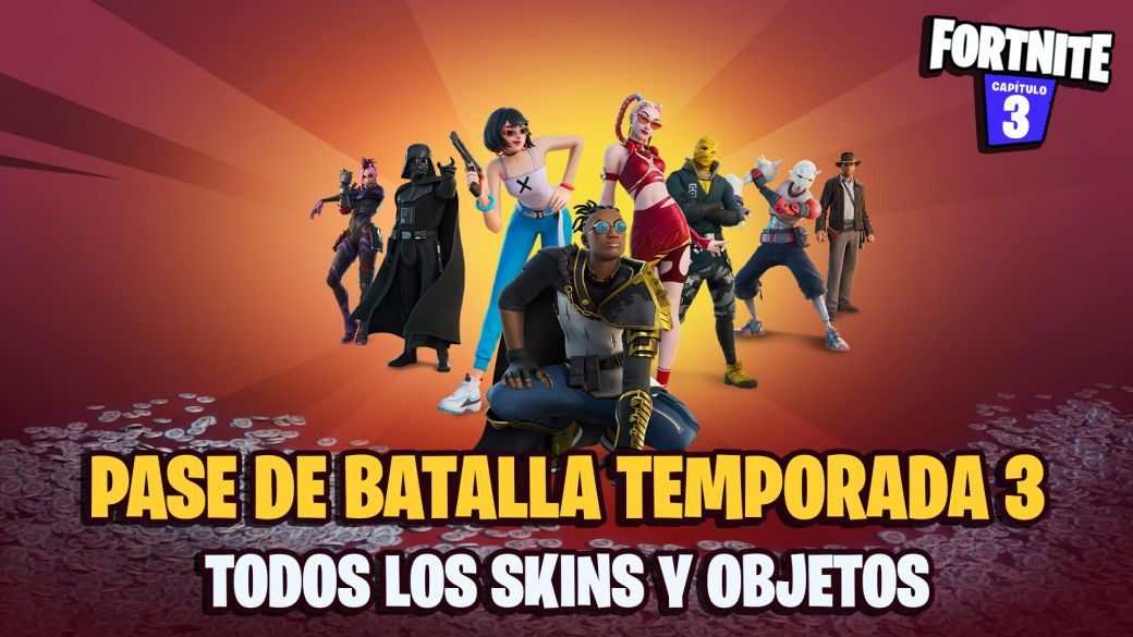 Pase De Batalla De Fortnite Temporada 3 Todos Los Skins Y Recompensas