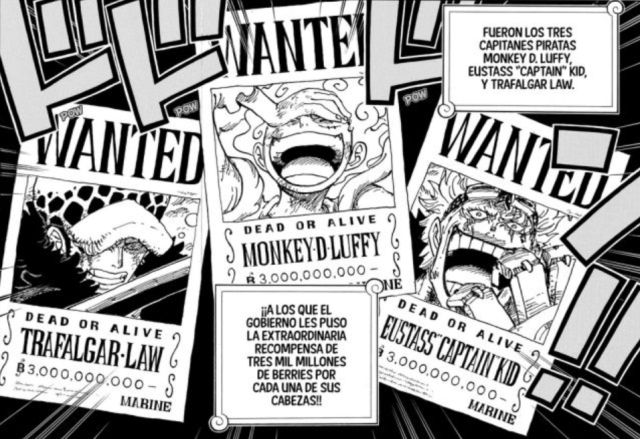 One Piece desvela sus nuevos carteles y las mayores recompensas ...