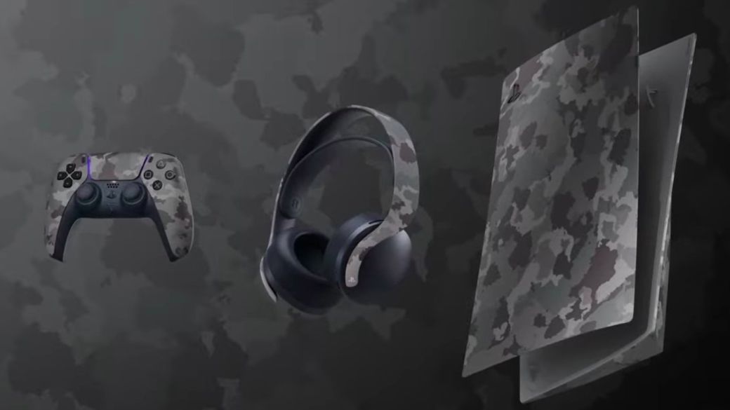 Gray Camouflage, así es el nuevo color de PS5, el Dualsense y los Pulse ...