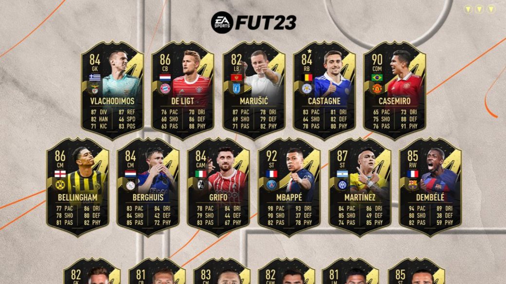 TOTW 6 de FIFA 23 ya disponible con Dembélé, Mbappé y Casemiro ...