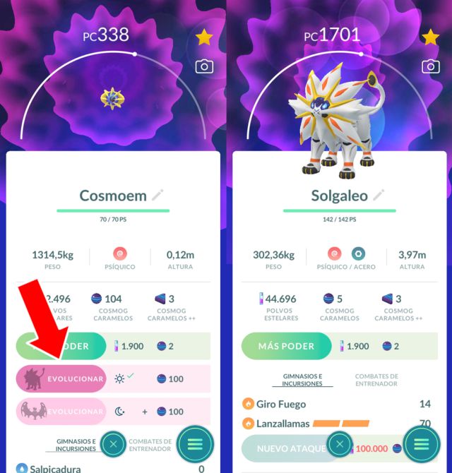 Cómo conseguir a los Pokémon #789 Cosmog, #790 Cosmoem, #791 Solgaleo y ...