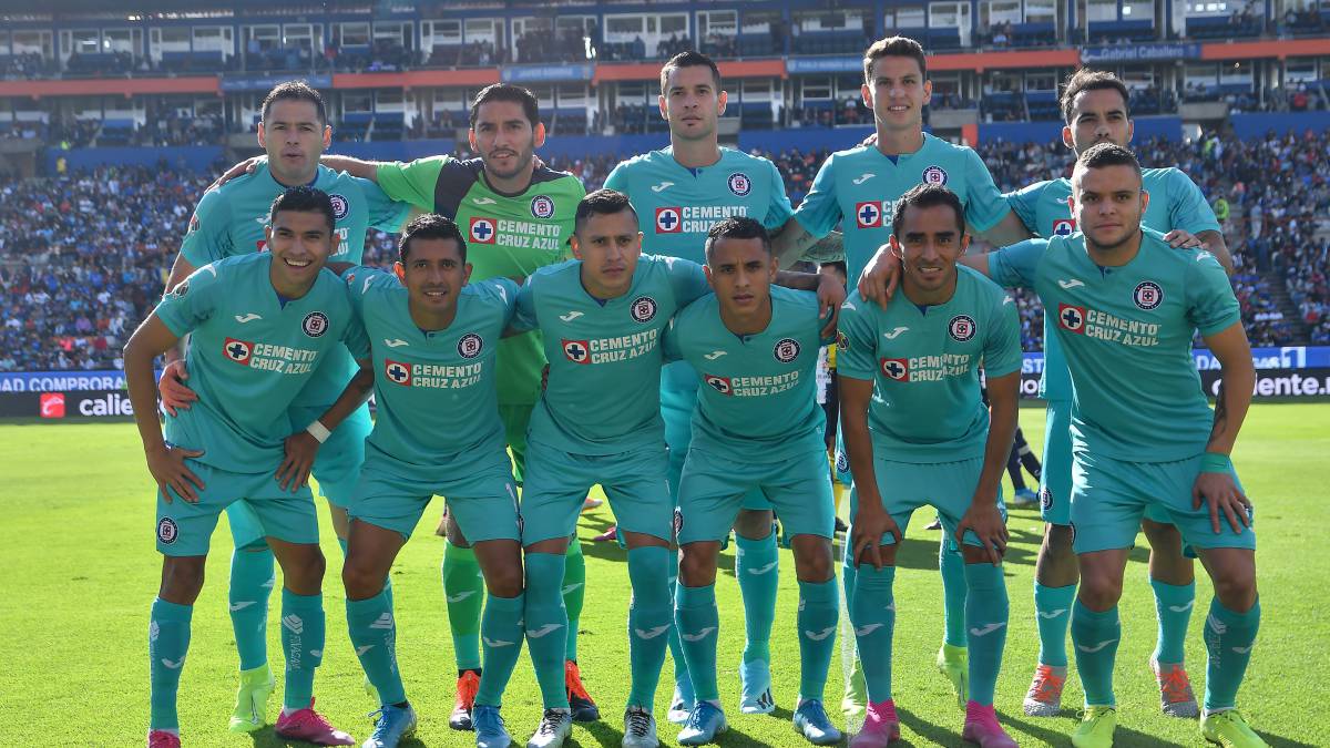 La alineación oficial de Cruz Azul contra el América - AS México