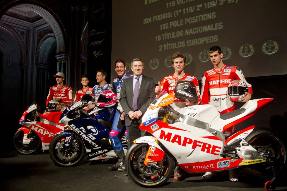 Se presentó el Aspar Team, el equipo con más motos en pista - AS.com
