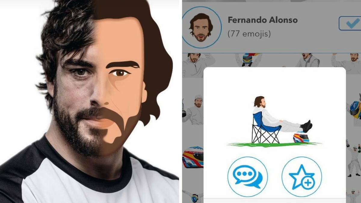 F1 | Éxito total de los emoticonos de Fernando Alonso en las redes - AS.com